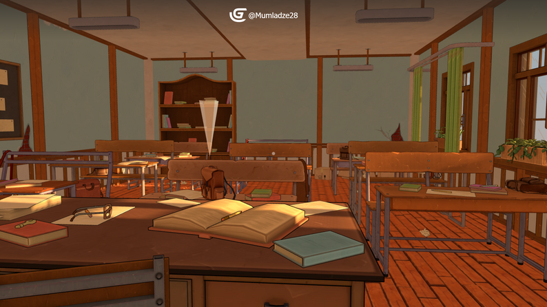 Stylized Classroom by MUMLADZE