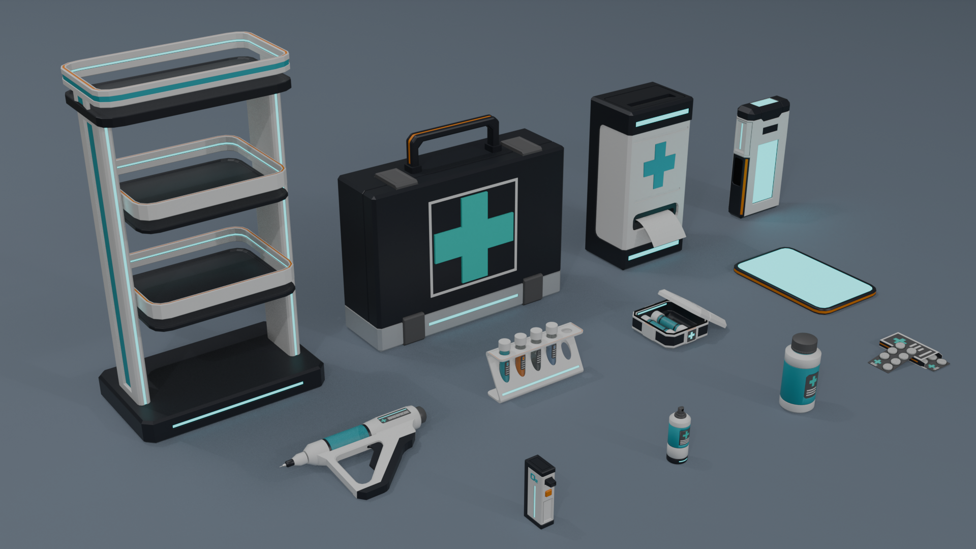 E-002 Medical Pack – Release Devlog - Low Poly Sci-Fi Medical Tools ...