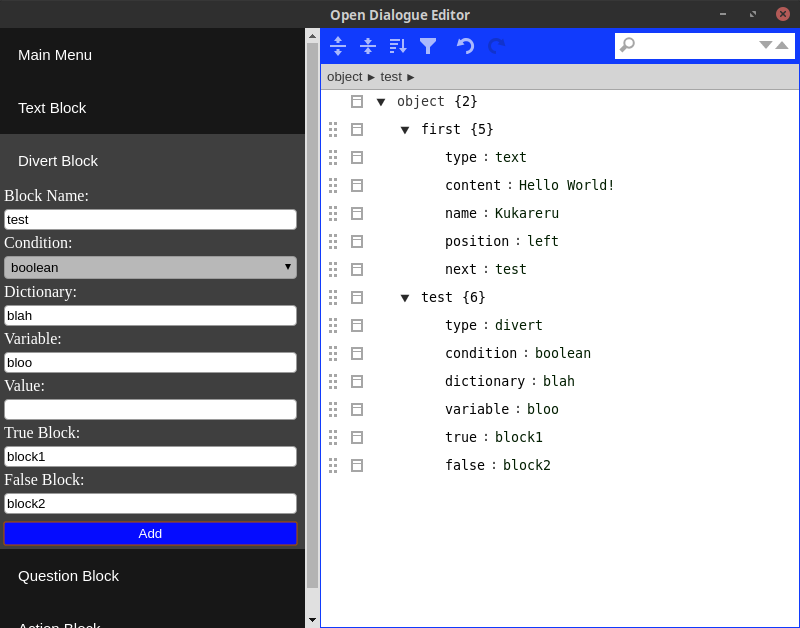 Open Dialogue Editor by kukareru