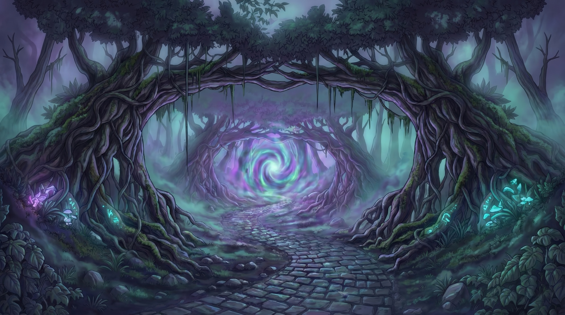 Fantasy RPG Backgrounds Vol. 1 (Forest & Dungeon) by catalin2025