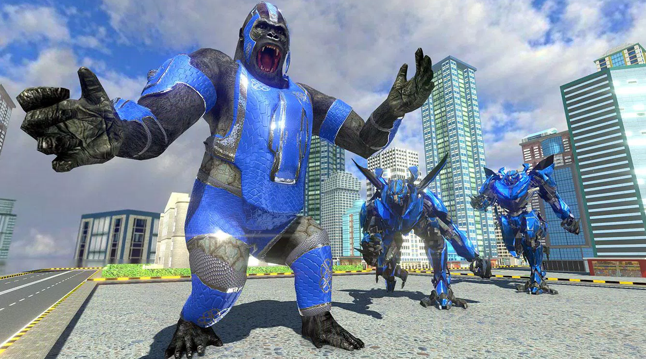 Bigfoot Gorilla Attack Transforming Robot Monster gorrila by ...