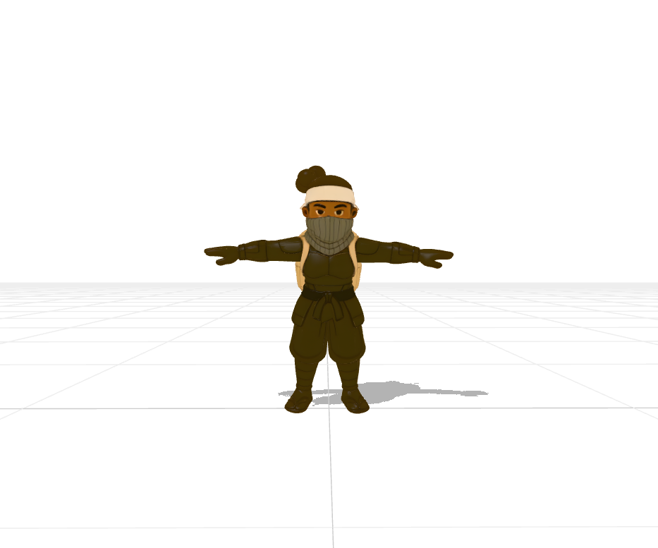 3D Modern Japanese Urban Ninja Character Rigged Pack – 3D Model with ...