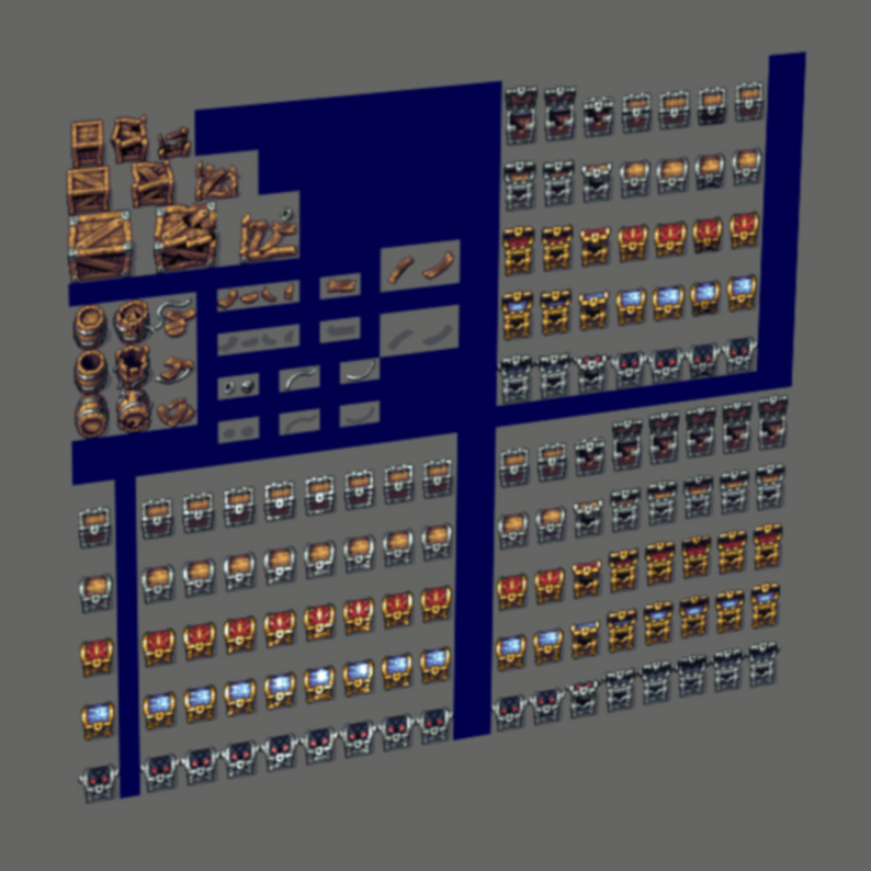 Pixel RPG - 16Bit - Destructible Containers by Thomas Feichtmeir "Cyangmou"