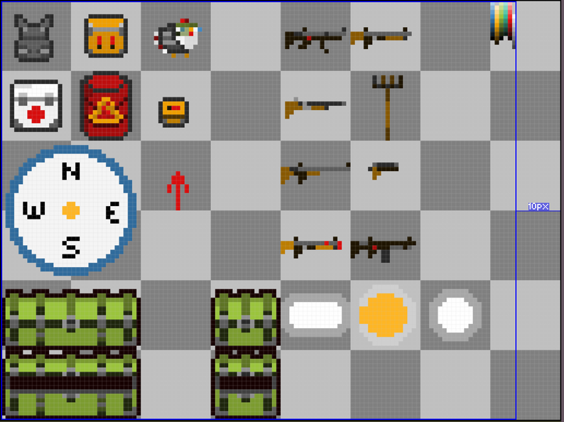 Swat Chicken Pixel Pack by rudaloo