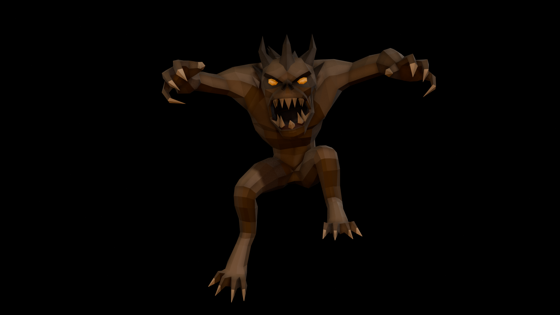 Low Poly Monster 002 - LOW-POLY MONSTER 002 – RIGGED + ANIMATED ...