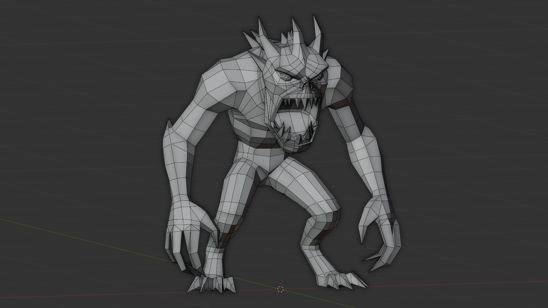 Low Poly Monster 002 - LOW-POLY MONSTER 002 – RIGGED + ANIMATED ...