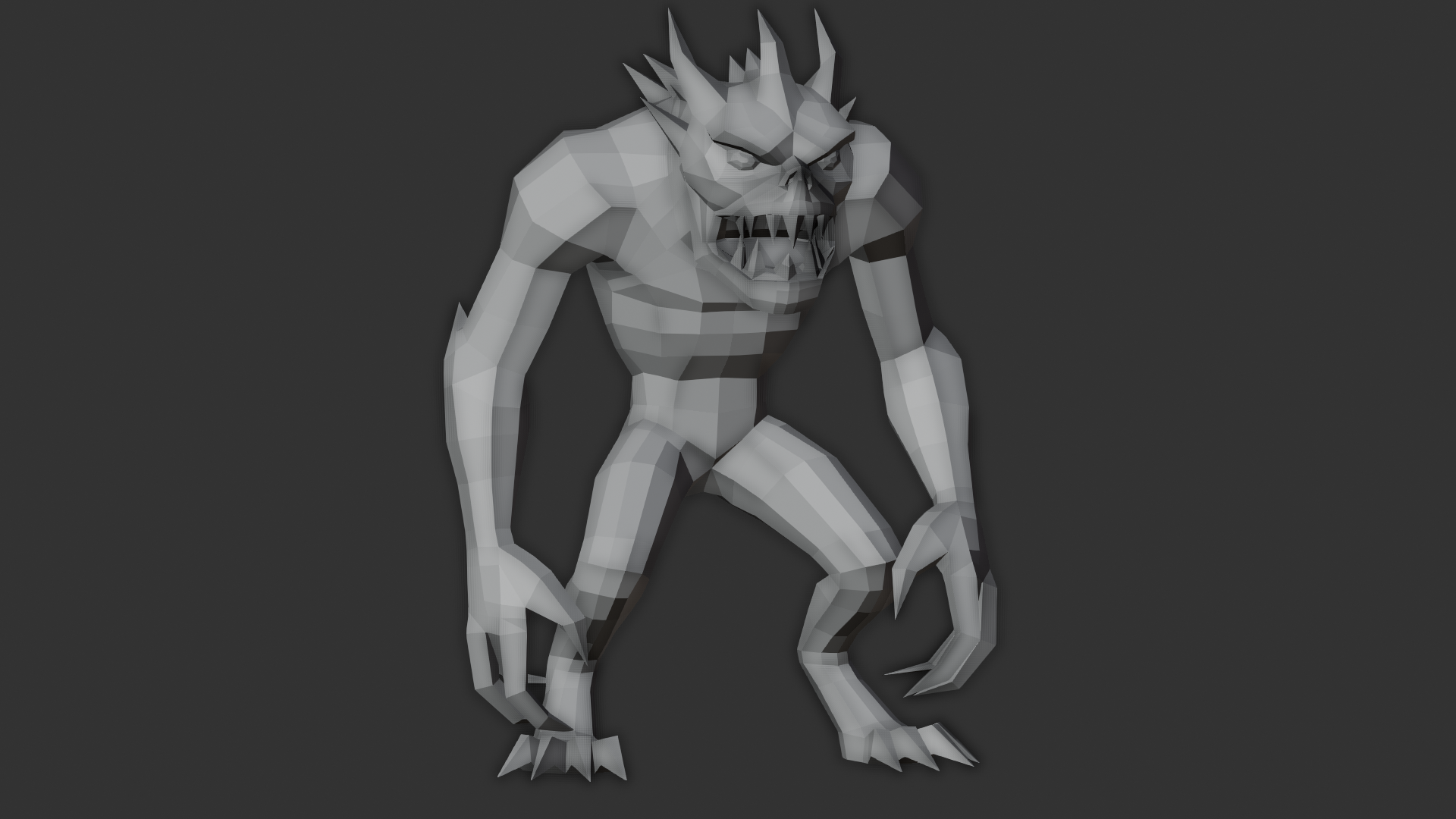 Low Poly Monster 002 - LOW-POLY MONSTER 002 – RIGGED + ANIMATED ...