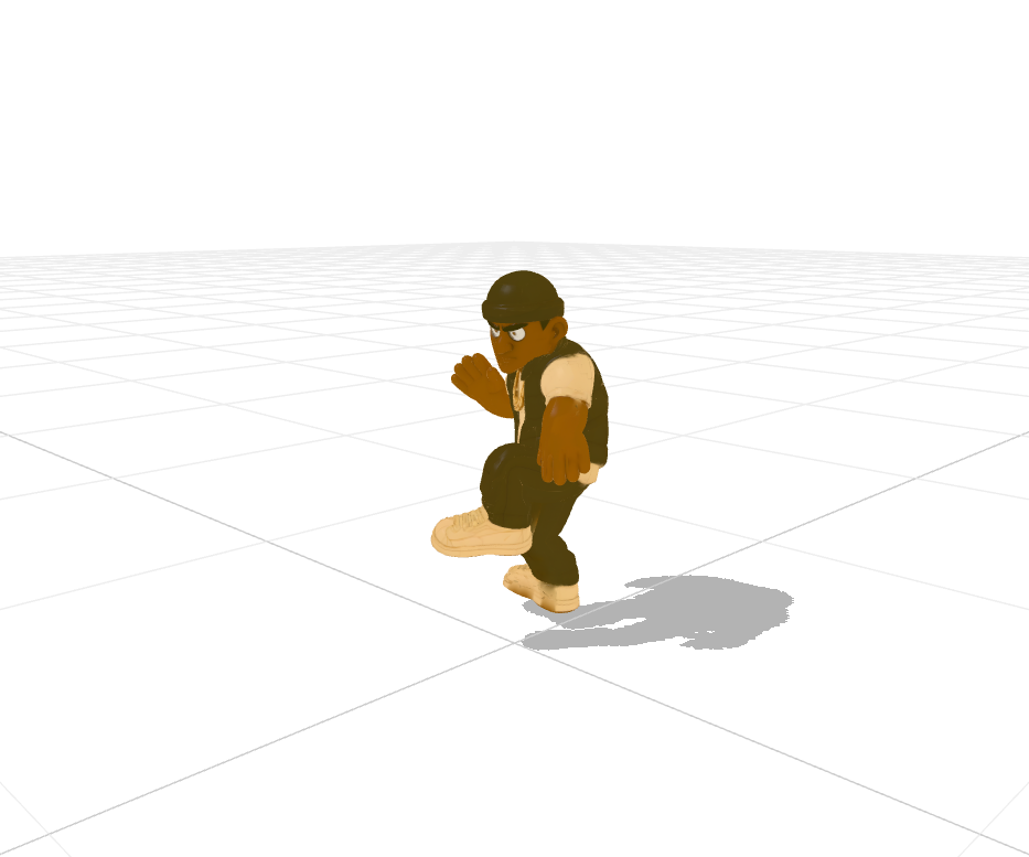 3D Urban Male Old School Rapper Character Rigged Pack – 3D Model with ...