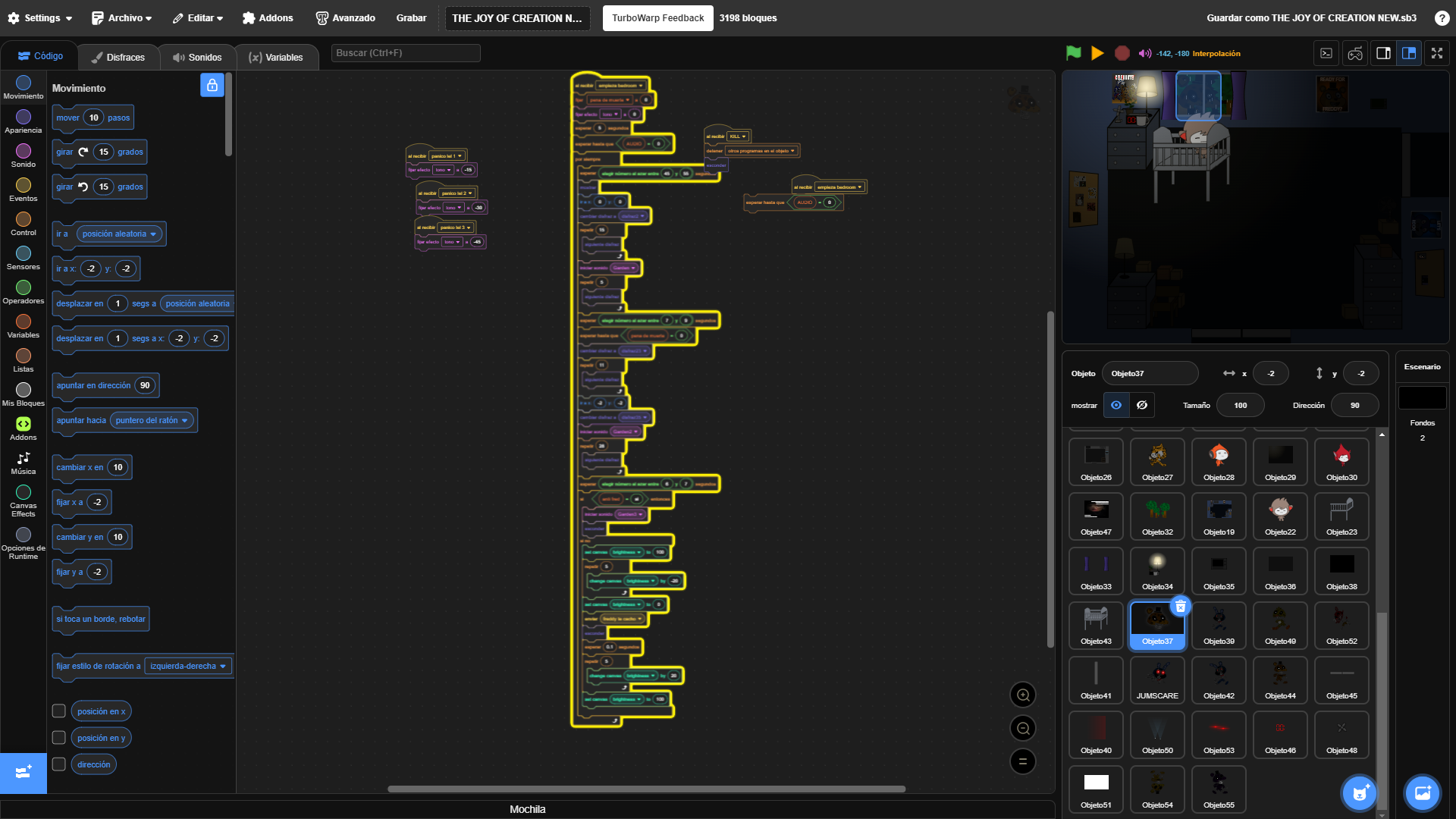 THE JOY OF CREATION SCRATCH "story mode" by IAN64gamer