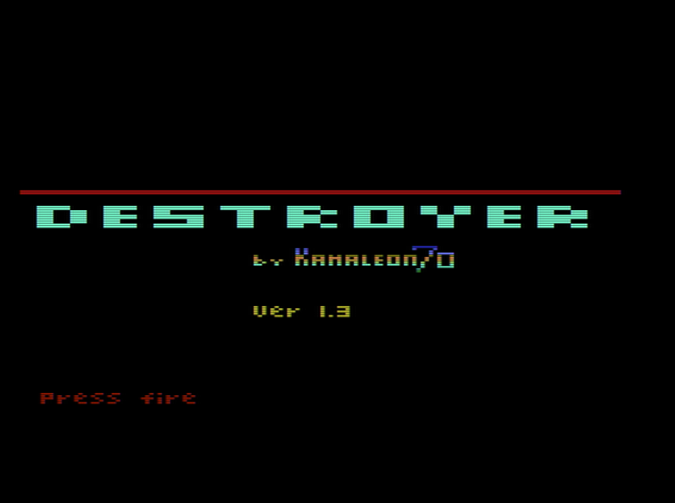 Destroyer Atari 2600 by kamaleon70