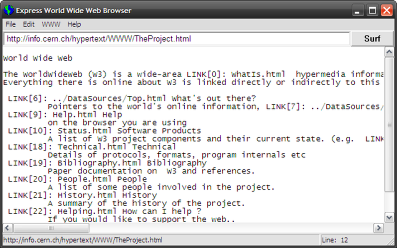 Express World Wide Web Browser by Lucid Apogee