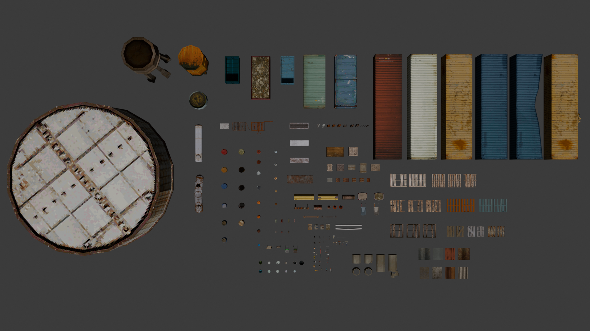 PSX Low-Poly Storage & Construction Pack by Aquicor