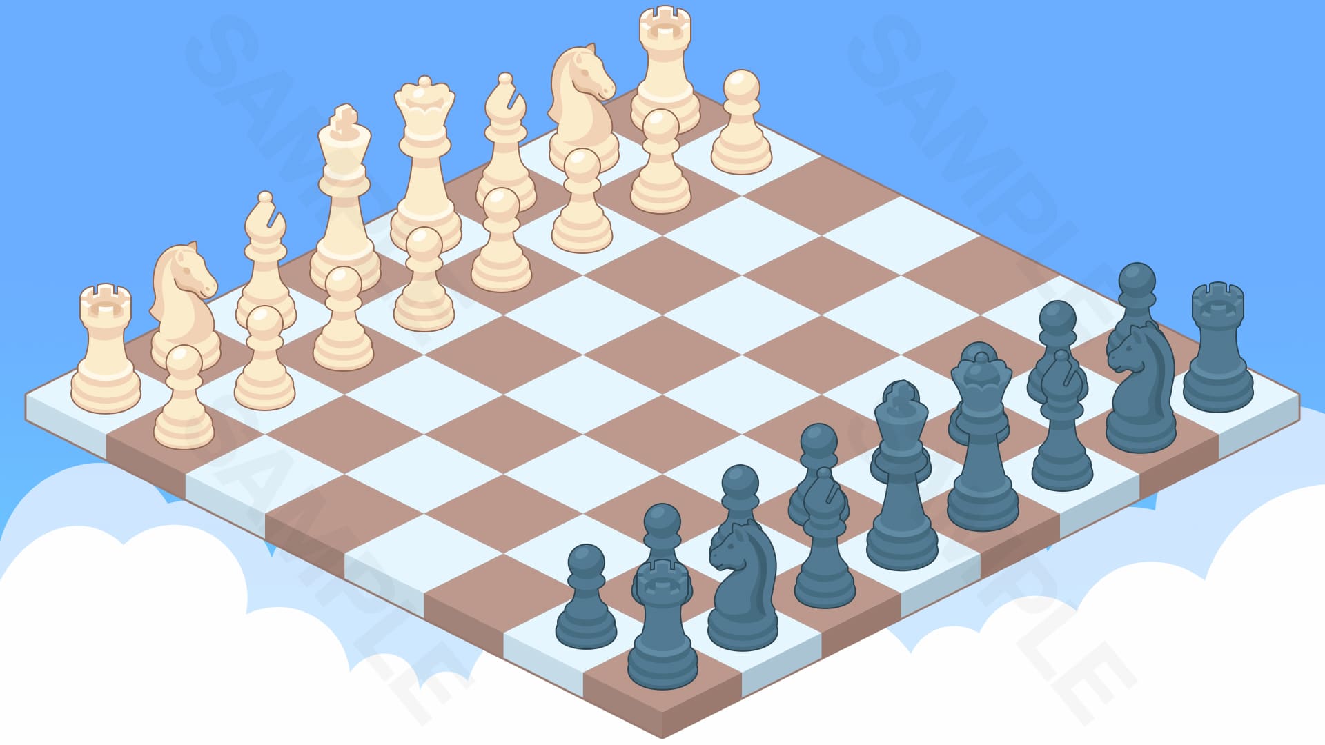 Chess Game Assets by Renderman
