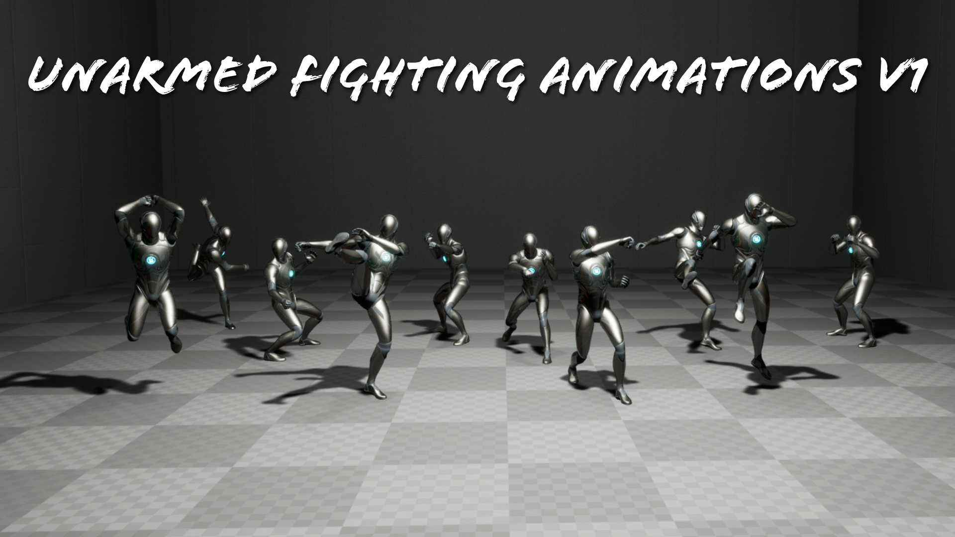 Unarmed Fighting Animation Bundle (UE/FBX) by Game Dev Hero