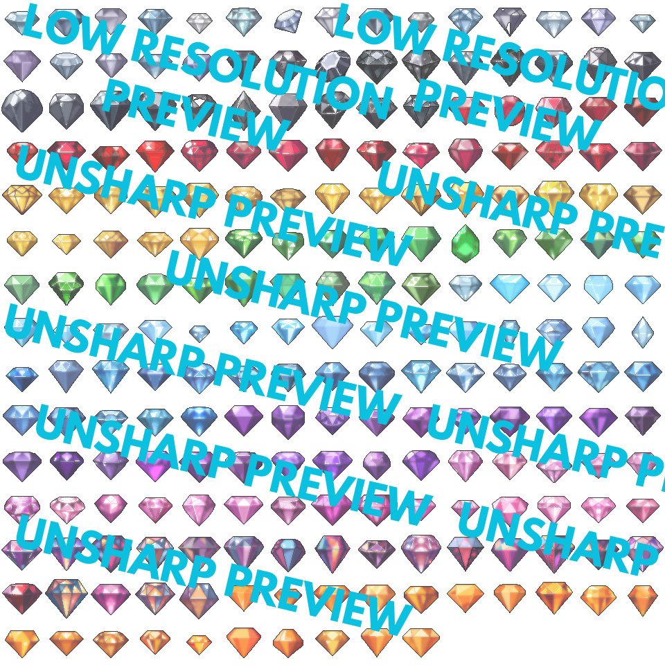 Fantasy Gemstones & Diamonds Pixel Art Pack – 440 Icons | RPG Assets ...