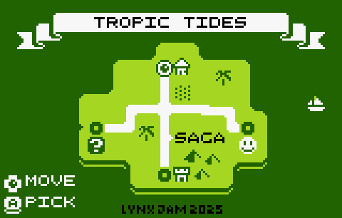 Tropic Tides by Atari Lynx Vault