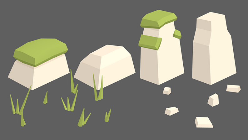 Simplistic Low Poly Nature by acornbringer
