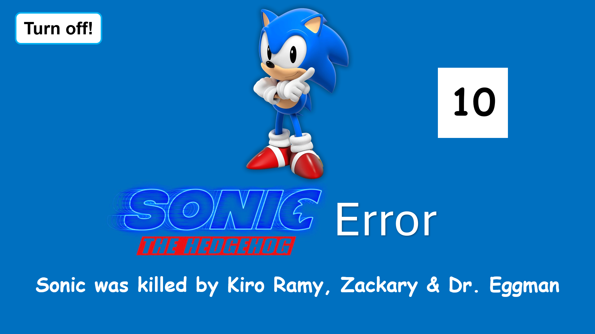 Sonic Error by Ivan Louis Gamer & His Friends
