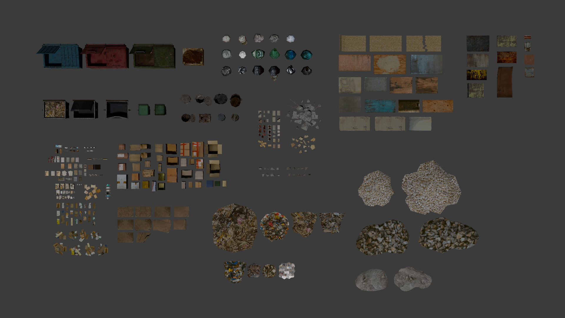PSX Low-Poly Trash & Debris Pack by Aquicor