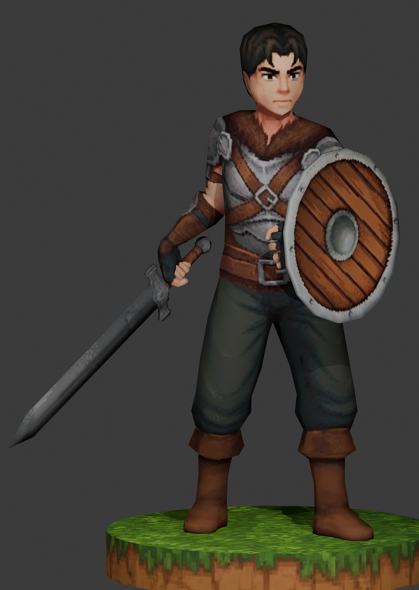 Stylized Warrior – Game-Ready Character & Animation Pack by josé luis