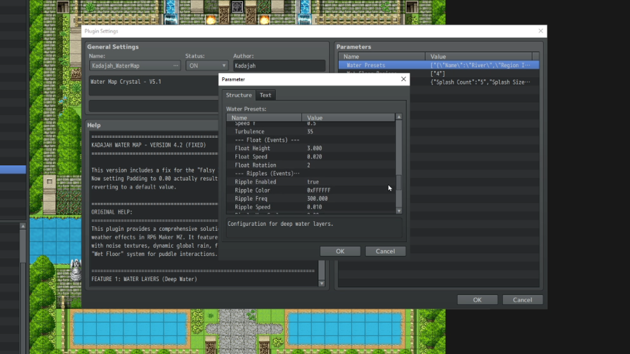 Kadajah's Water Map for RPG Maker MZ + WaterMapPlus by Kadajah