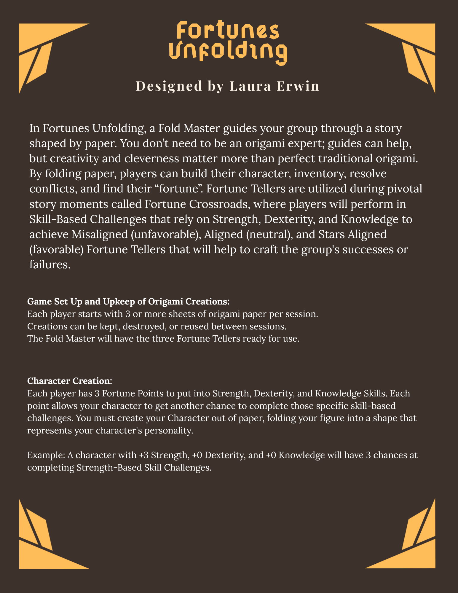 Unfolding Fortunes by ledg.fun for Grassroots Game Jam 2025 - itch.io