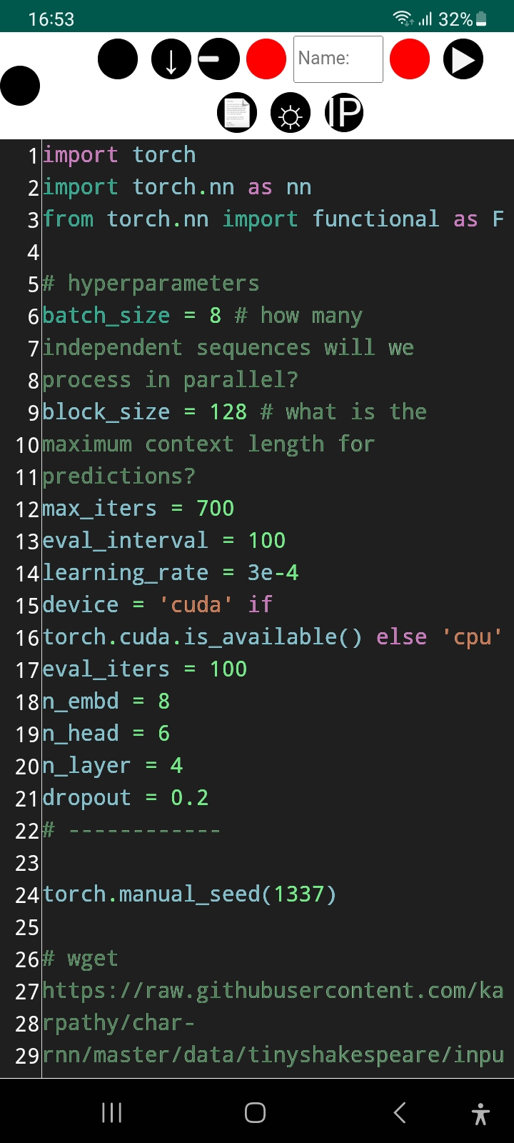 Orbit Python editor by devran1