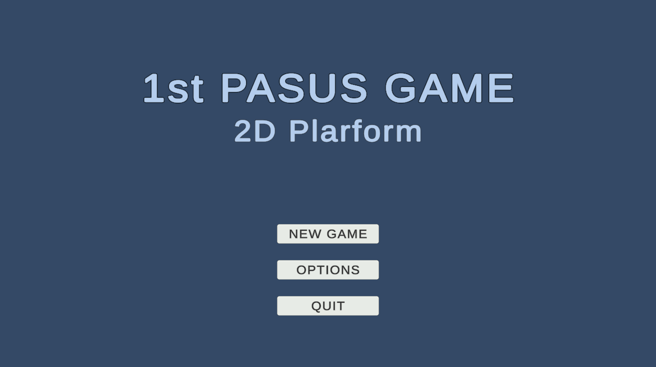Pasus Game 01 - 2D Platformer by Pasus