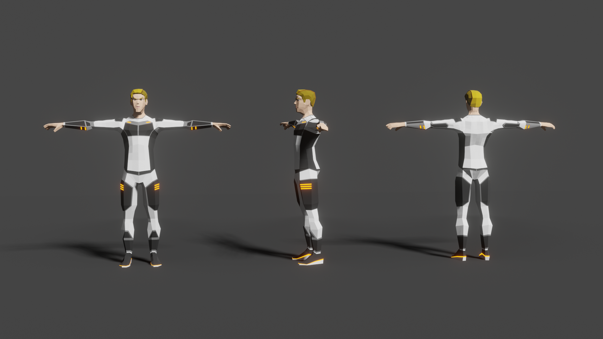 Low Poly Sci-Fi Character Pack by RUTZ