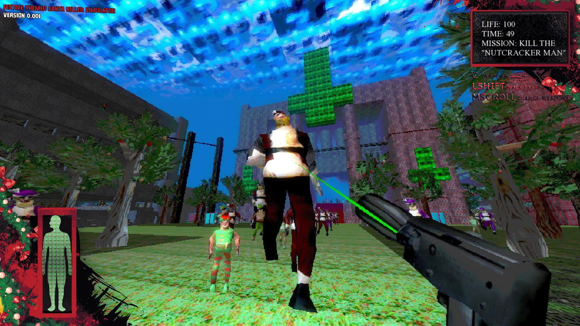 Festive Themed Santa Killer Simulator by Rafael