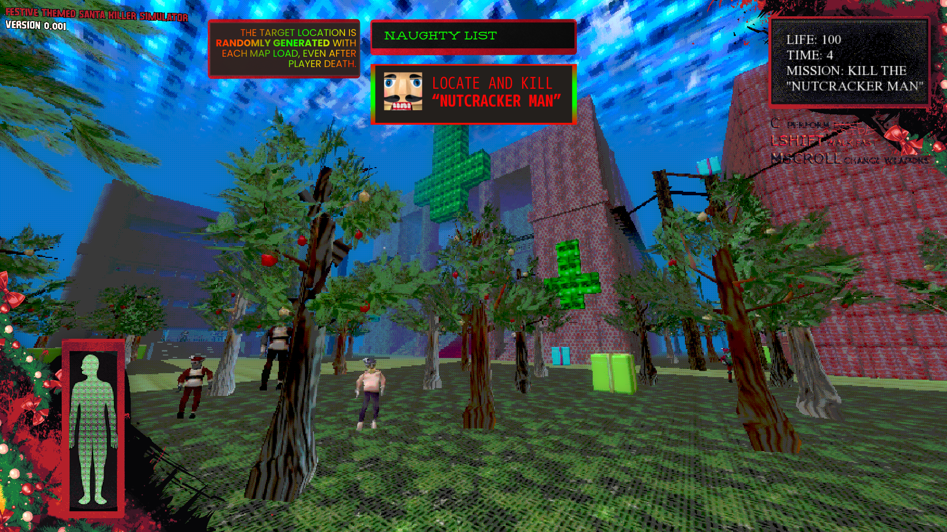 Festive Themed Santa Killer Simulator by Rafael for EFPSE Christmas Jam ...