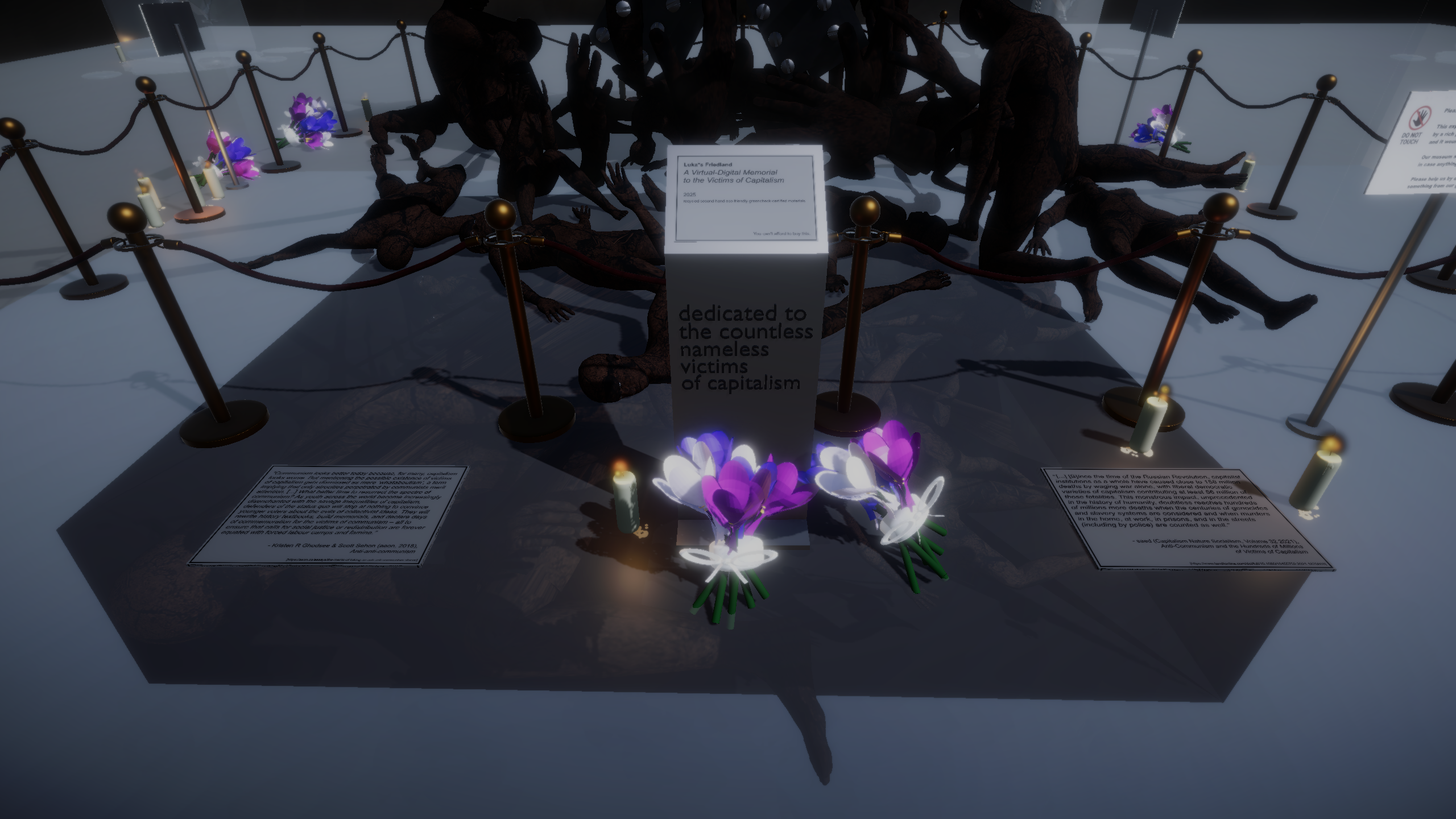 A Virtual-Digital Memorial to the Victims of Capitalism by luka