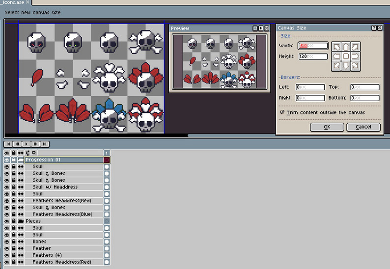 Modular Skull Icon Pack by GhostSectorStudiosLLC