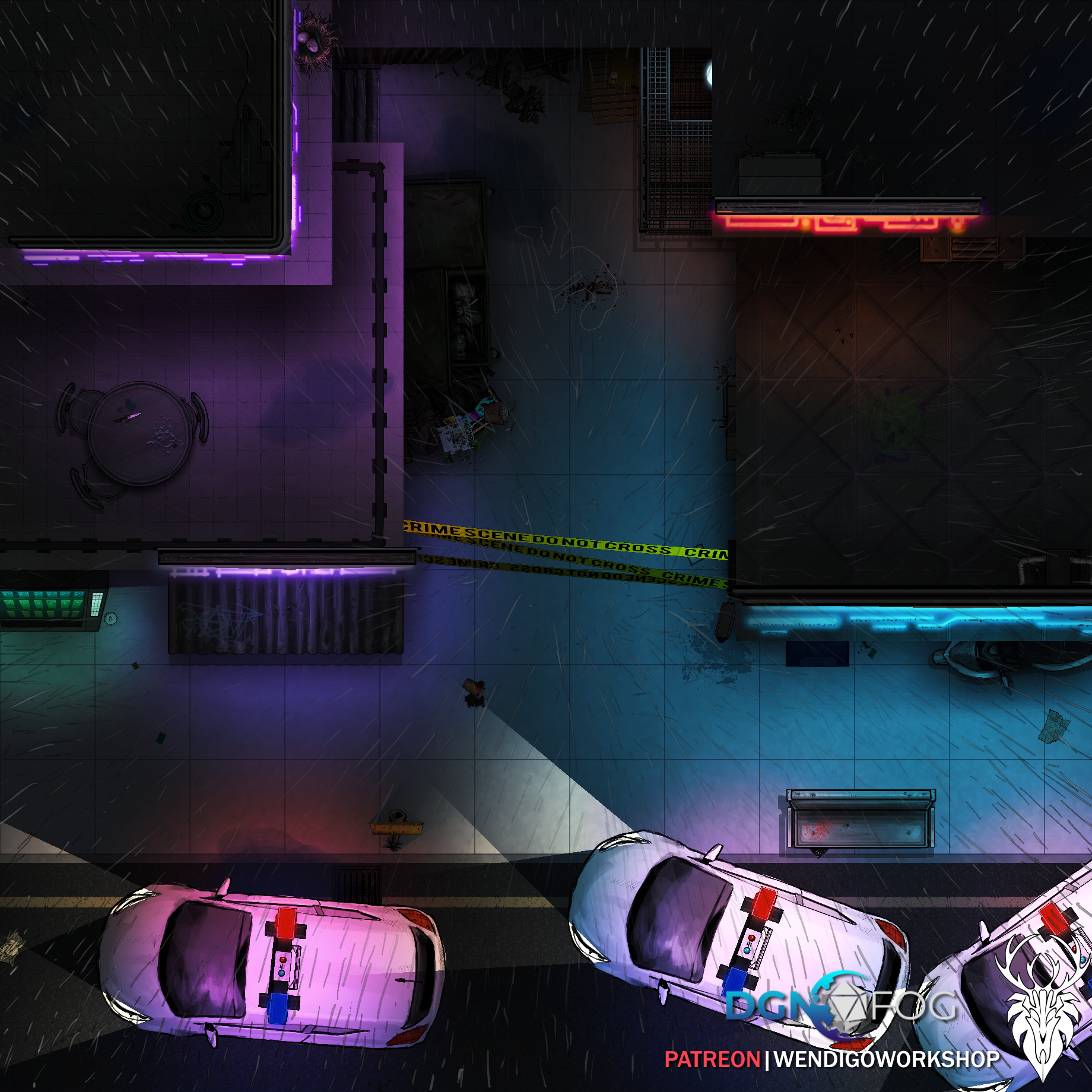 Neon City Maps Bundle by WendigoWorkshop