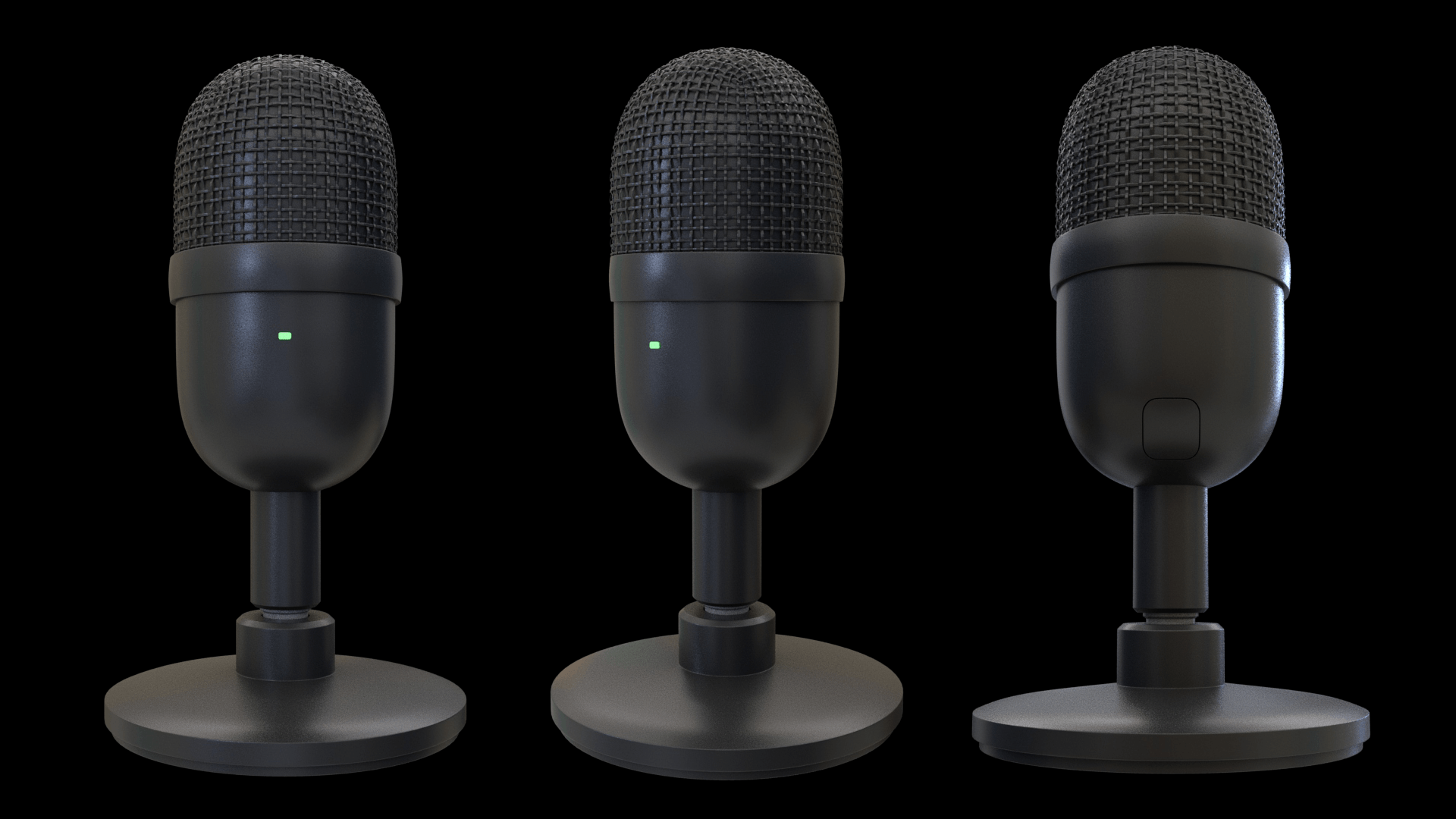 Microphone Mini 3D Asset (Subdivision Ready) - UV Ready for Production ...