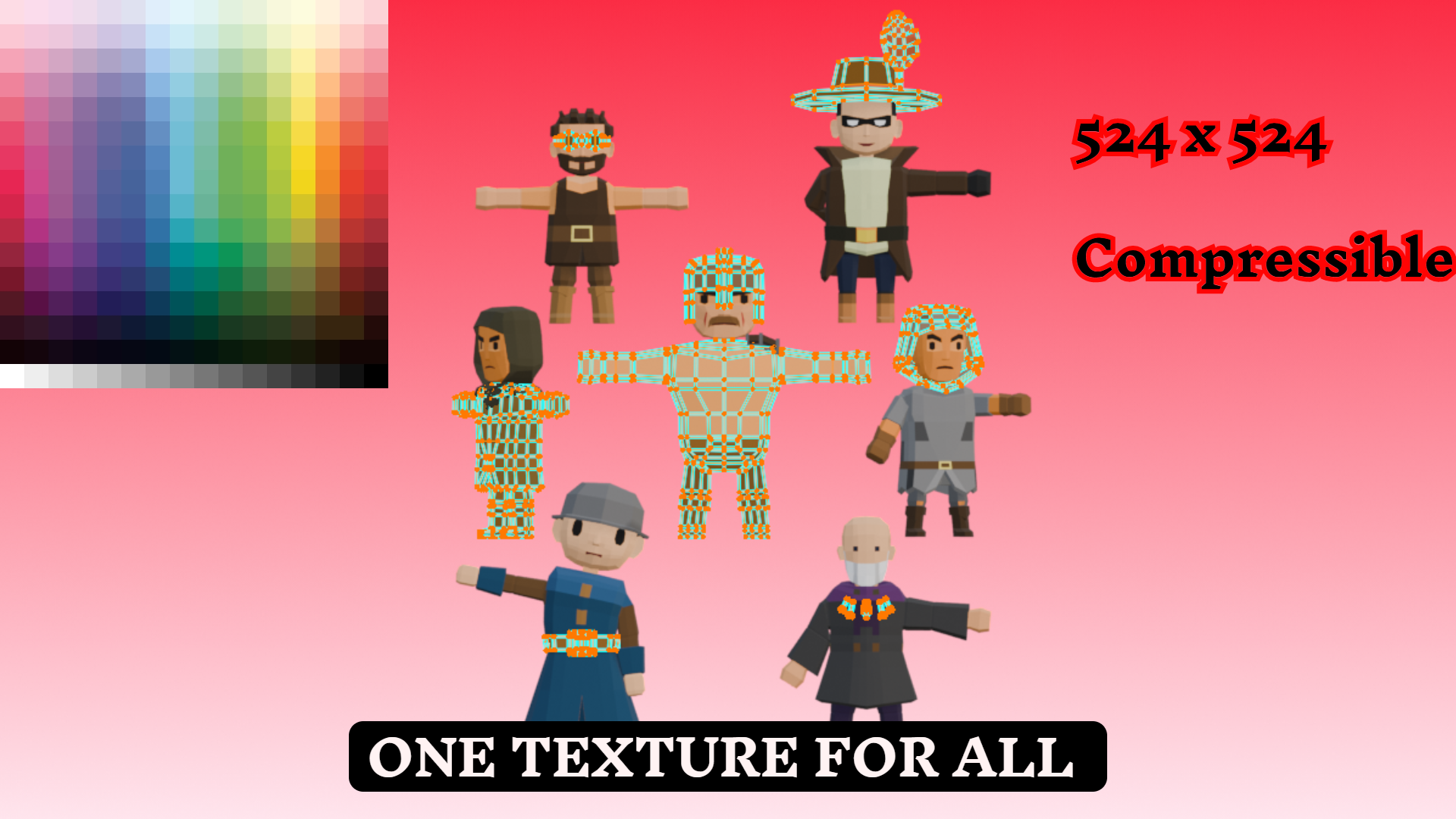 FREE Low Poly Bandit & Outlaw Enemies for RPG & Fantasy Games - LOWPO ...