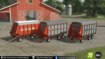 FS25 Gehl forage box pack by BSLModding
