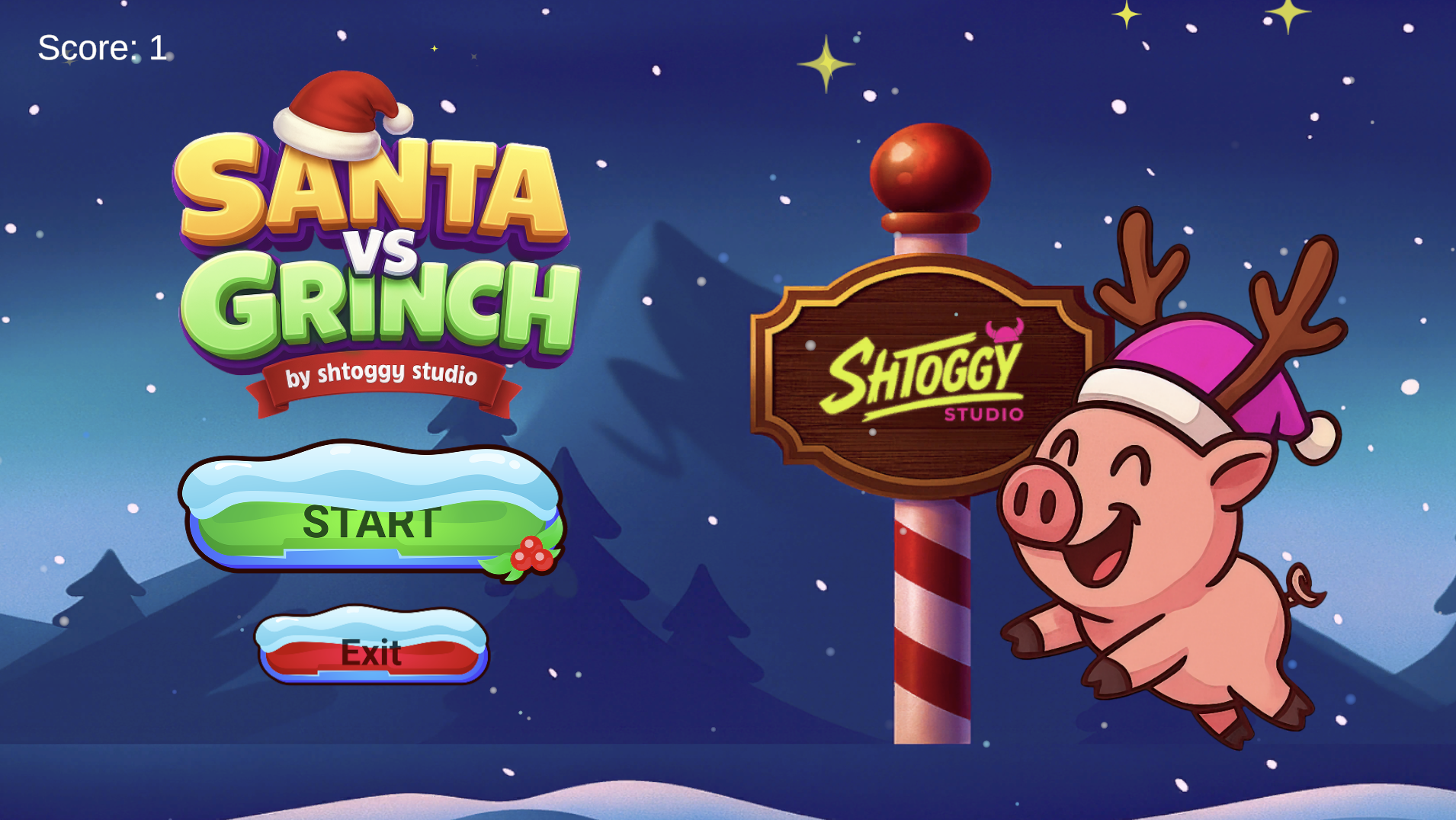 Santa vs Grinch by MrJerryD