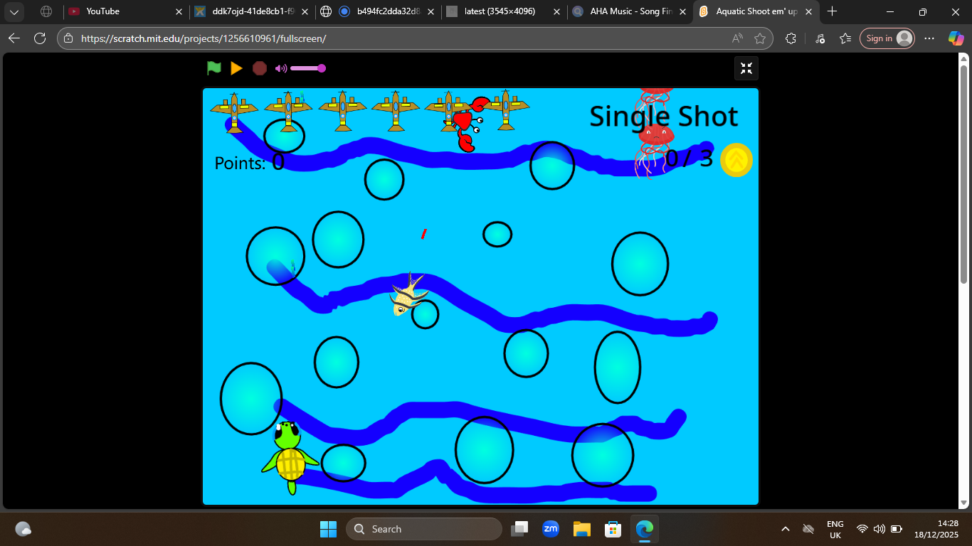 Aquatic Shoot em' up by jeanaya's studios