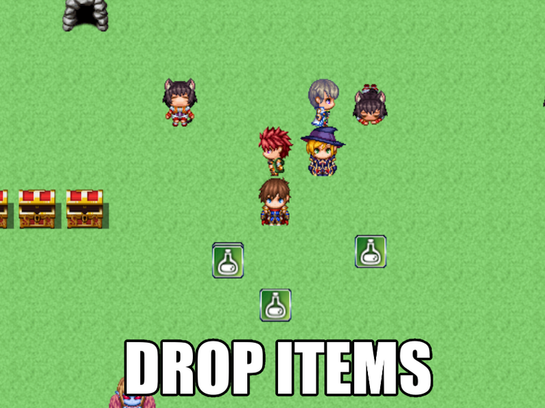 Drop Items For RPG MAKER MZ by zoeistabby