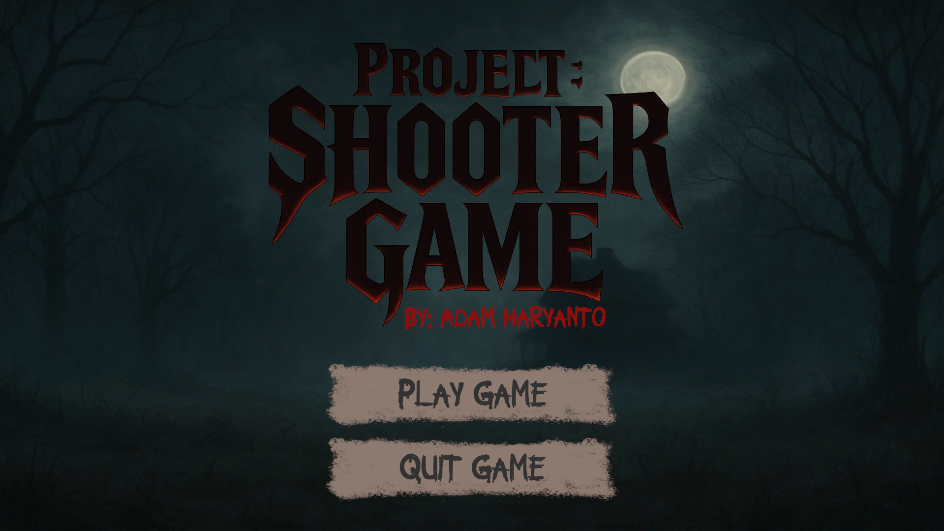 Project: Shooter Game by Adam Haryanto