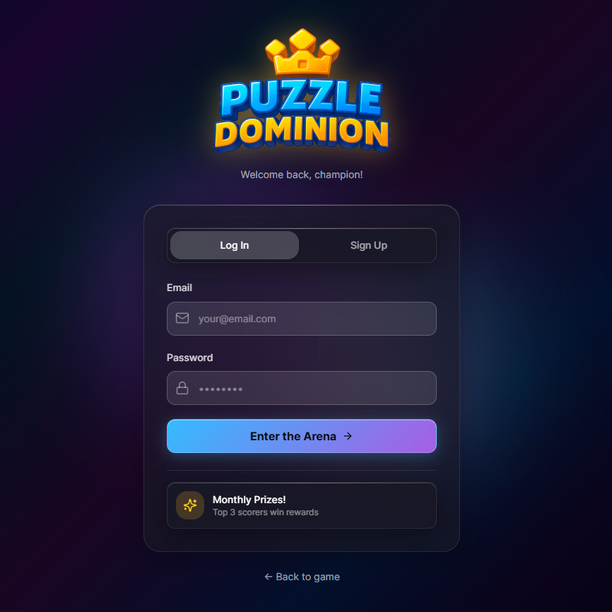 Puzzle Dominion by webfx2digital
