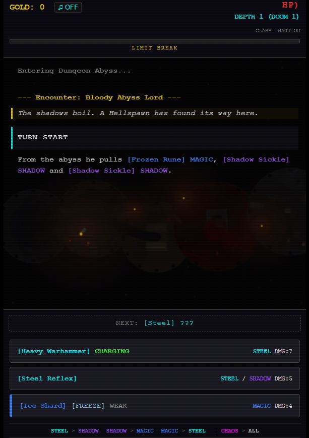 INFINITY BATTLE CARD by Real Hardcore