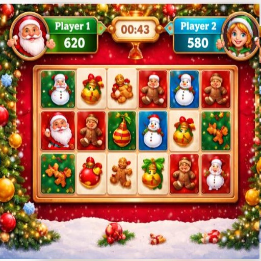 Santa matching game by tsarproduction