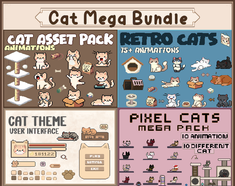 Cat Mega Bundle by ToffeeCraft