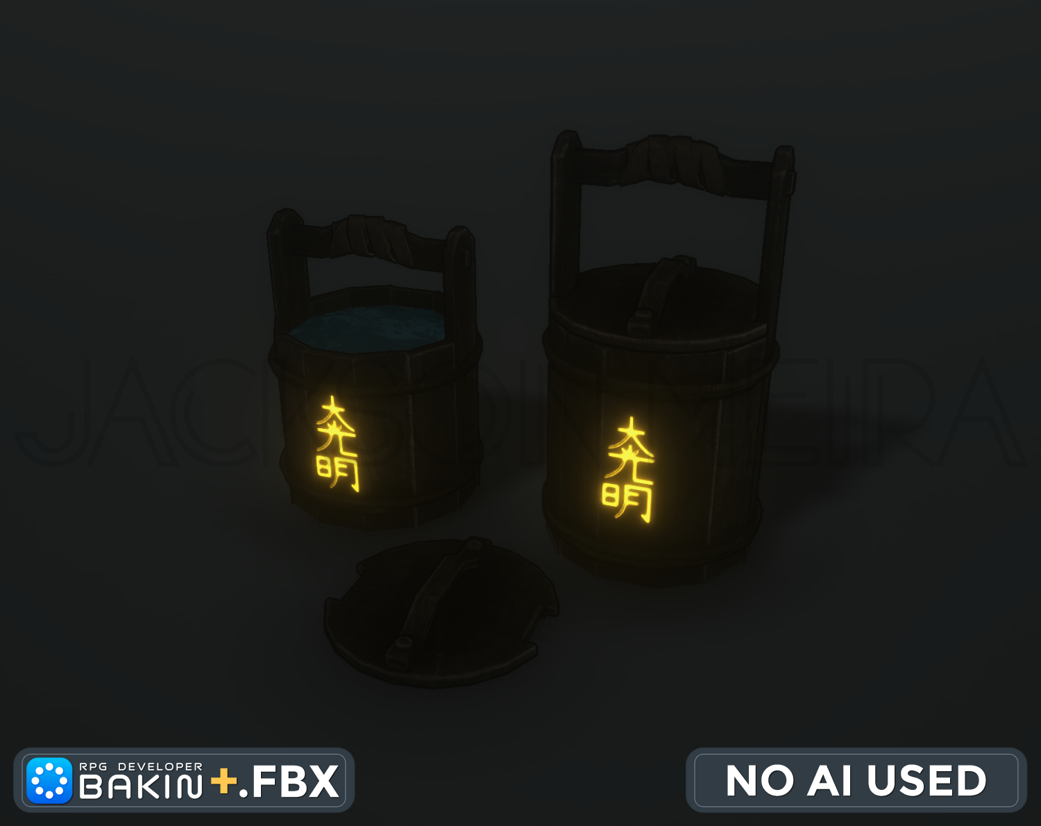 Wooden Buckets by Jackson Meira