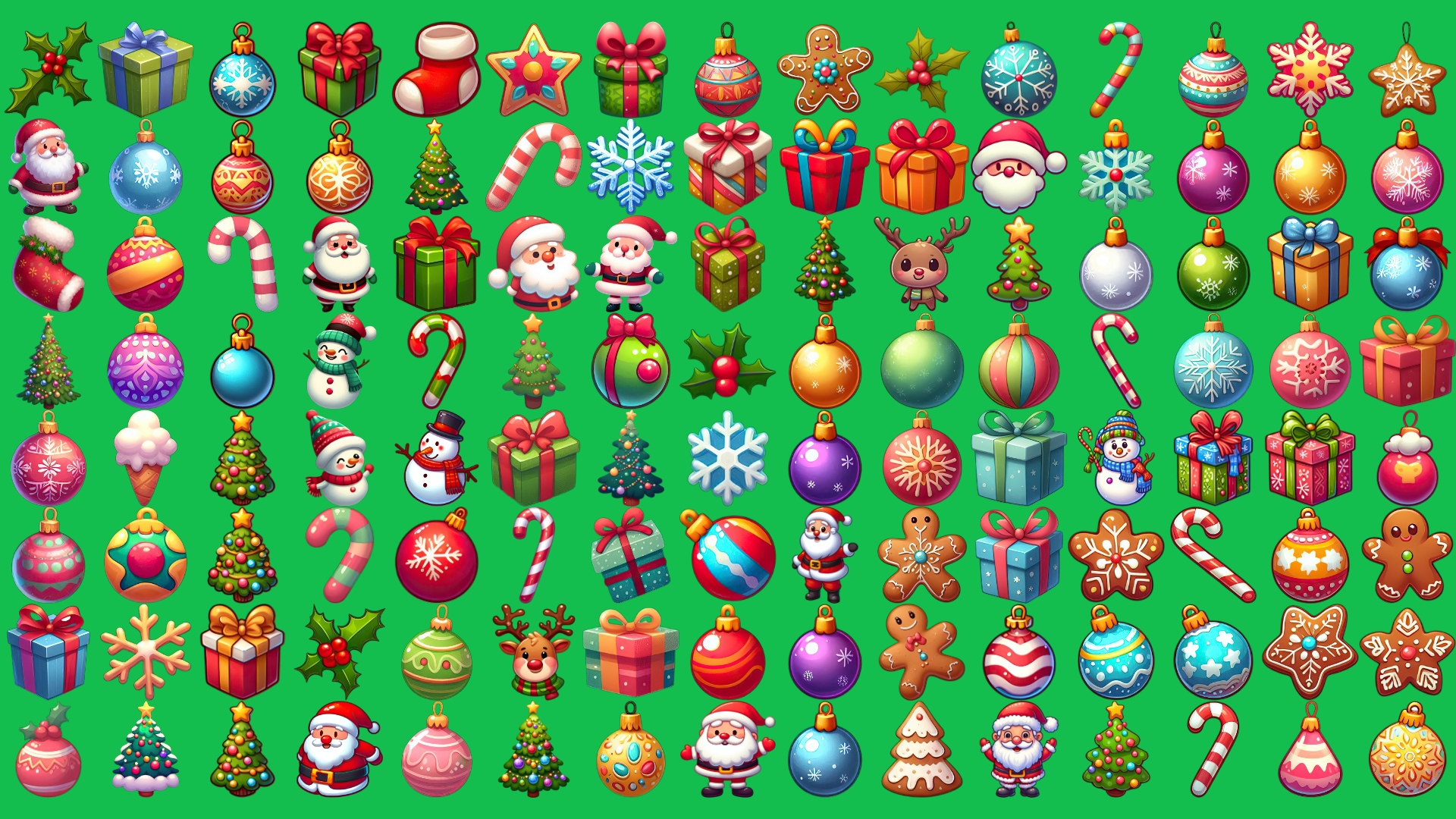 Christmas Theme - 700 Sprites by FortressSide