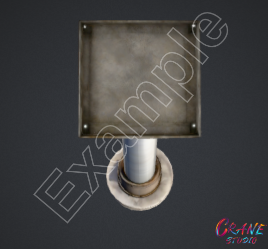 Modern & Industrial Street Lamp – AAA Quality, City Asset by cranestudio