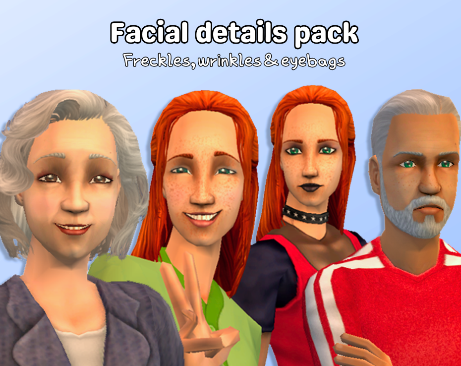 Facial details pack by Sims2Chronicles
