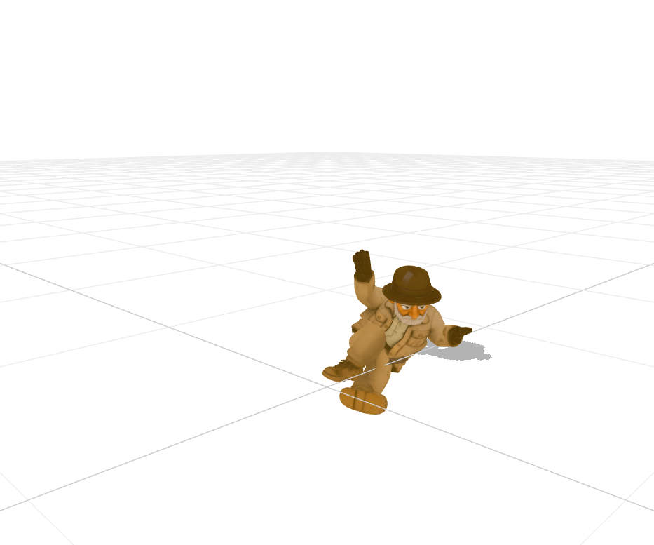 3D Post Apo Old Man Scout Character Rigged Pack – 3D Model with Walk ...